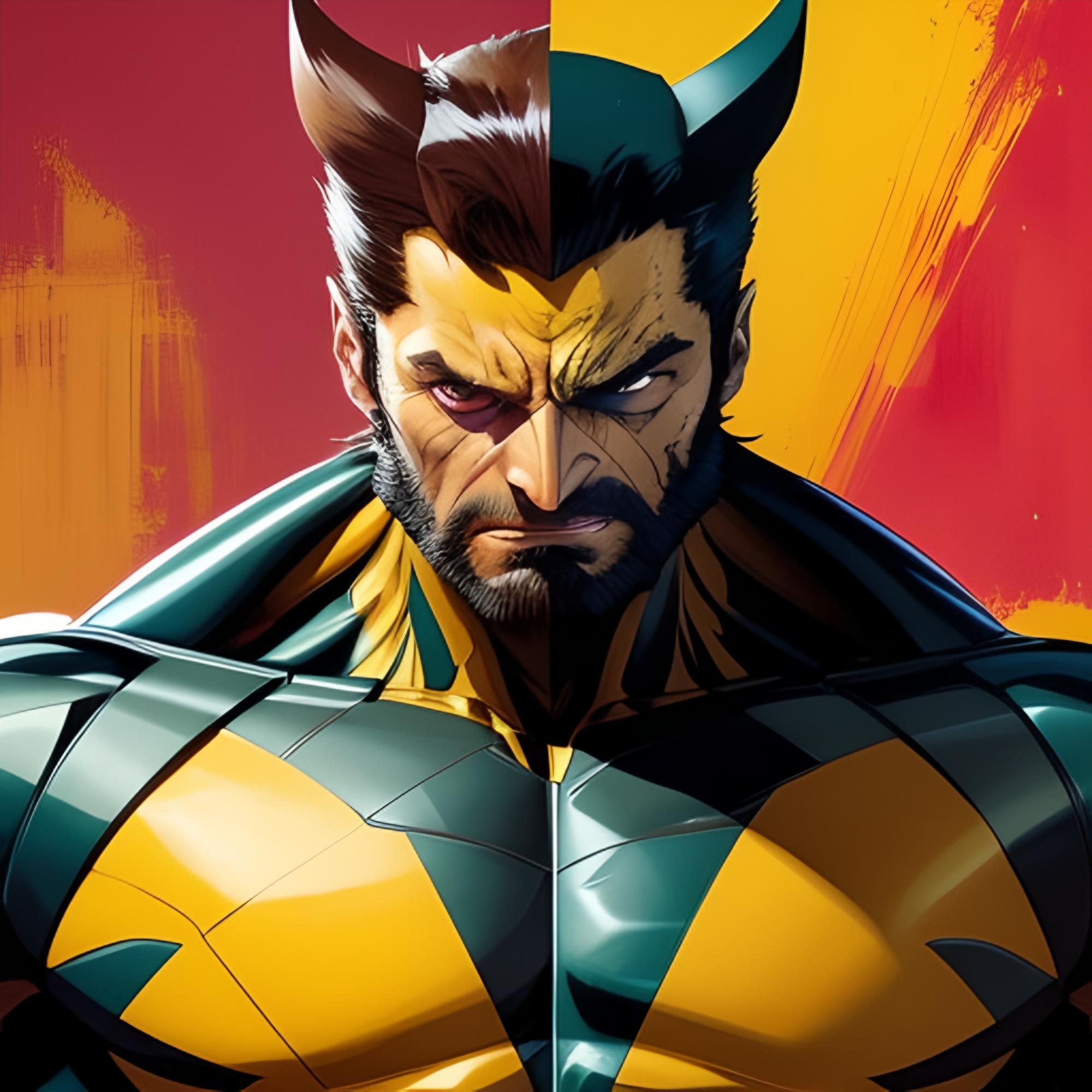 Savage Wolverine from marvel comics, in the style -豆友womki的文本出图-自定义创作 ...