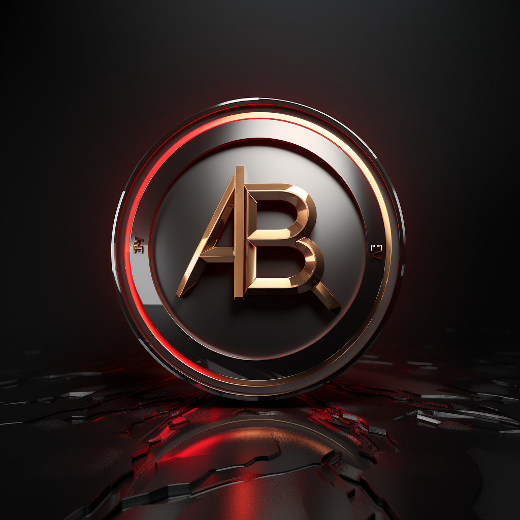 AB公司LOGO-豆友tK8Y的Midjourney作品-豆绘AI - 专业且免费的在线AI绘图设计平台，轻松创作无限可能