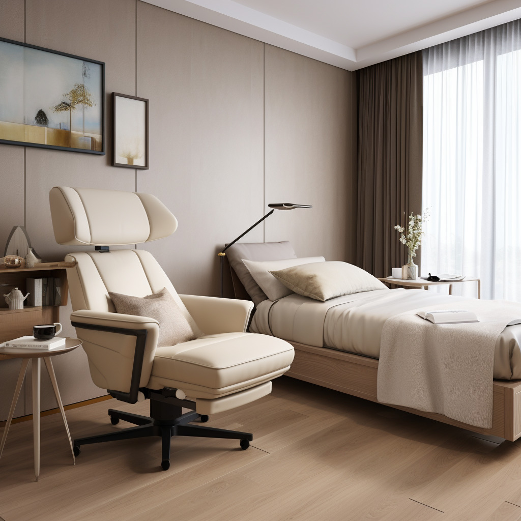 Photo of a modern bedroom with a minimalist design-豆友MkIc的文本出图-自由创作作品