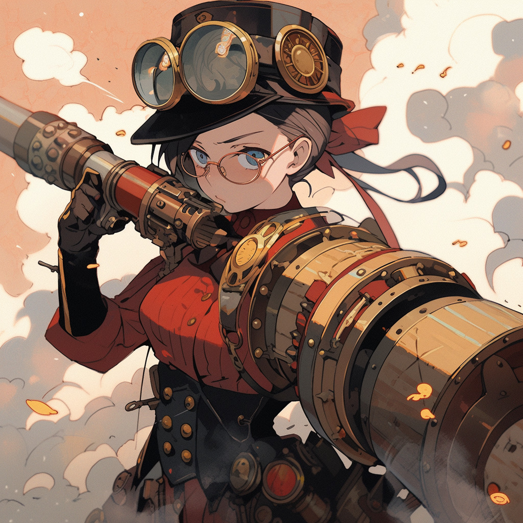 蒸汽少女-豆友uDaY的Midjourney作品-豆绘AI - 专业且免费的在线AI绘图设计平台，轻松创作无限可能