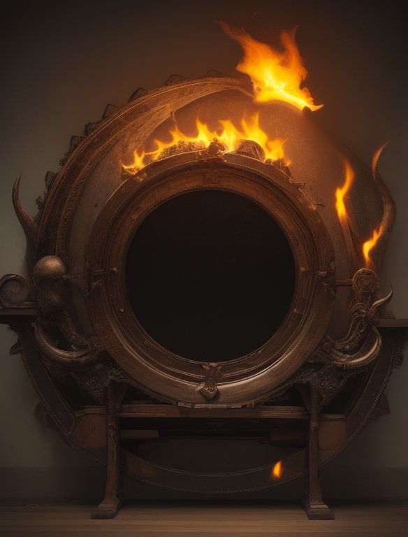 四周火焰-豆友mbWw的以图出图作品