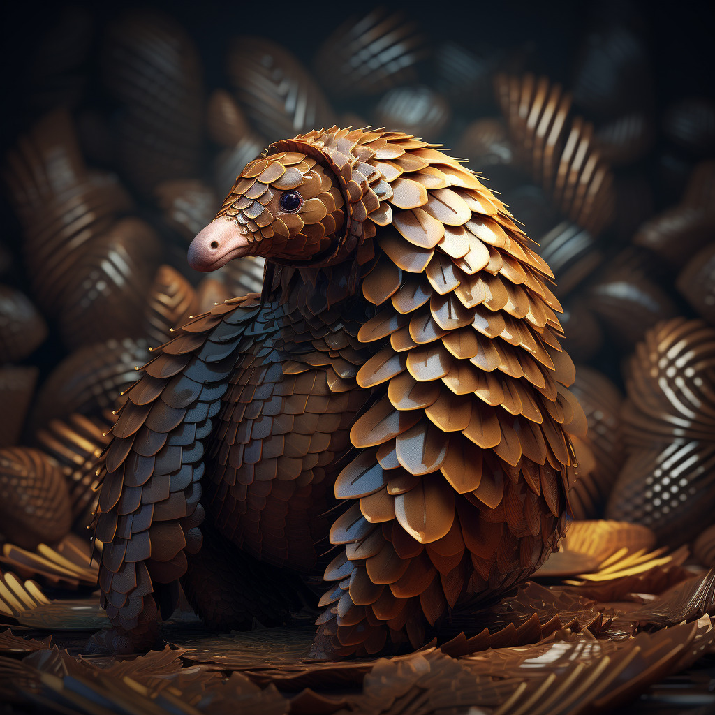 穿山甲信息可视化 简约大气 内容丰富-豆友BLoA的文本出图-Midjourney模型作品