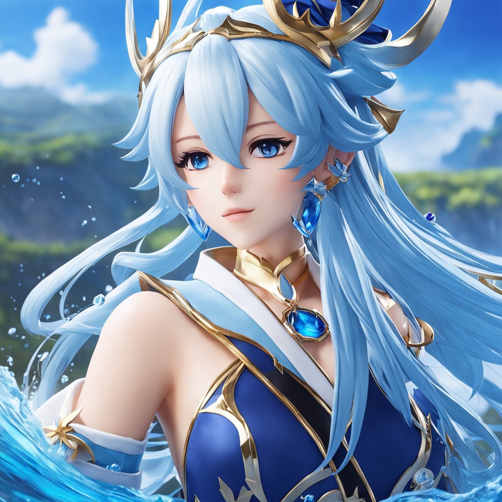 原神水神芙宁娜-豆友snqg的文本出图-自定义创作作品