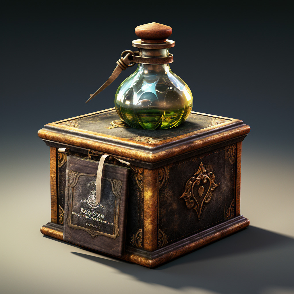 䀶药水 包装小盒-豆友VShg的文本出图-Midjourney模型作品