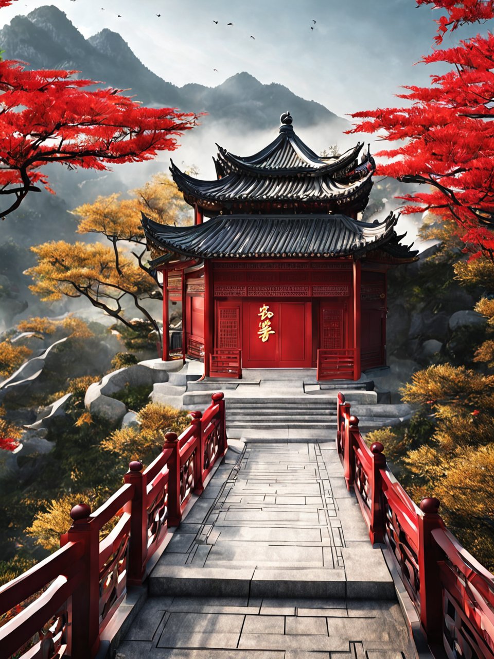 封面设计 有风水八卦图 标题为风水之道 好看高档-豆友cyiI的文本出图-自定义创作作品