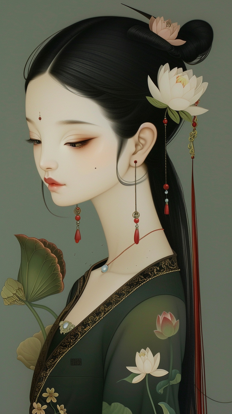 breathtakingly beautiful Chinese maiden, capturing-xiaoxiao的文本出图 ...