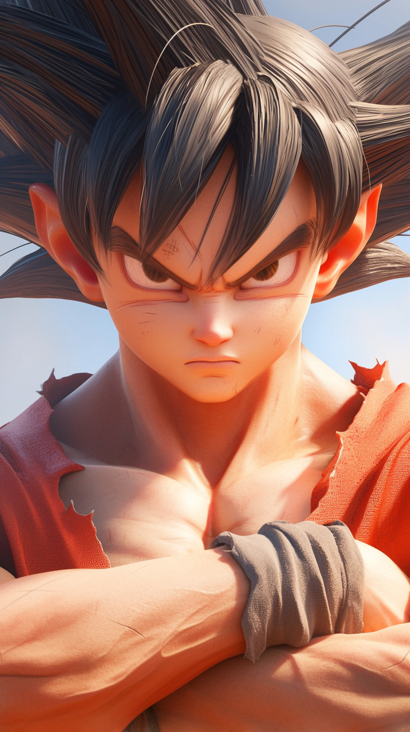 （SON GOKU） in Dragon Ball, animated illustrations,-豆友H0ho的文本出图 ...