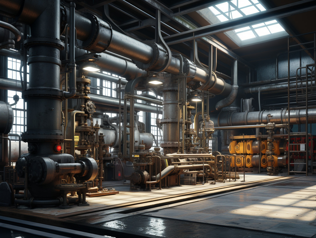 写实风格， 超写实主义， unreal engine 渲染，工厂，流水线，机器手臂-豆友efSw的文本出图-Midjourney模型作品