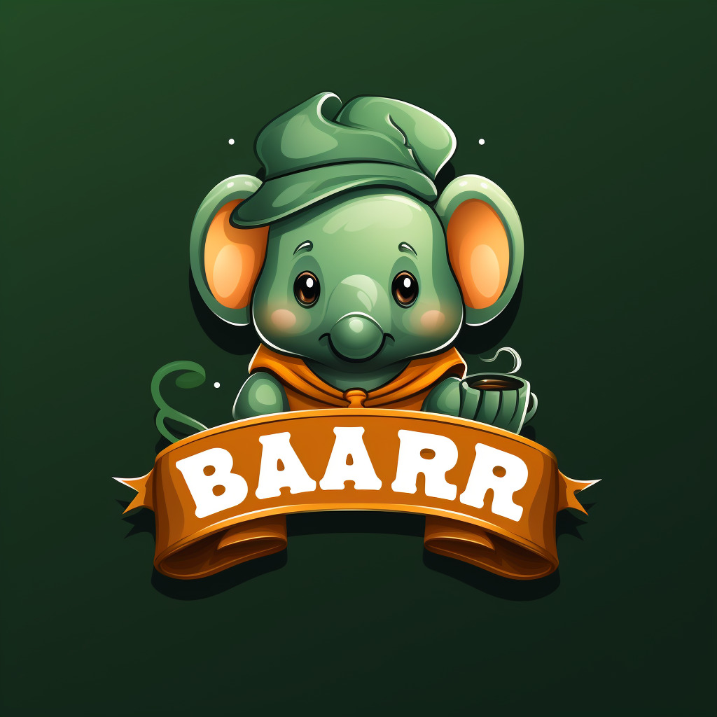 将文字 BABAR 设计为一个情趣cosplay服务的咖啡店logo，logo上添加皮革类束带与金属-豆友sjRc的文本出图 ...