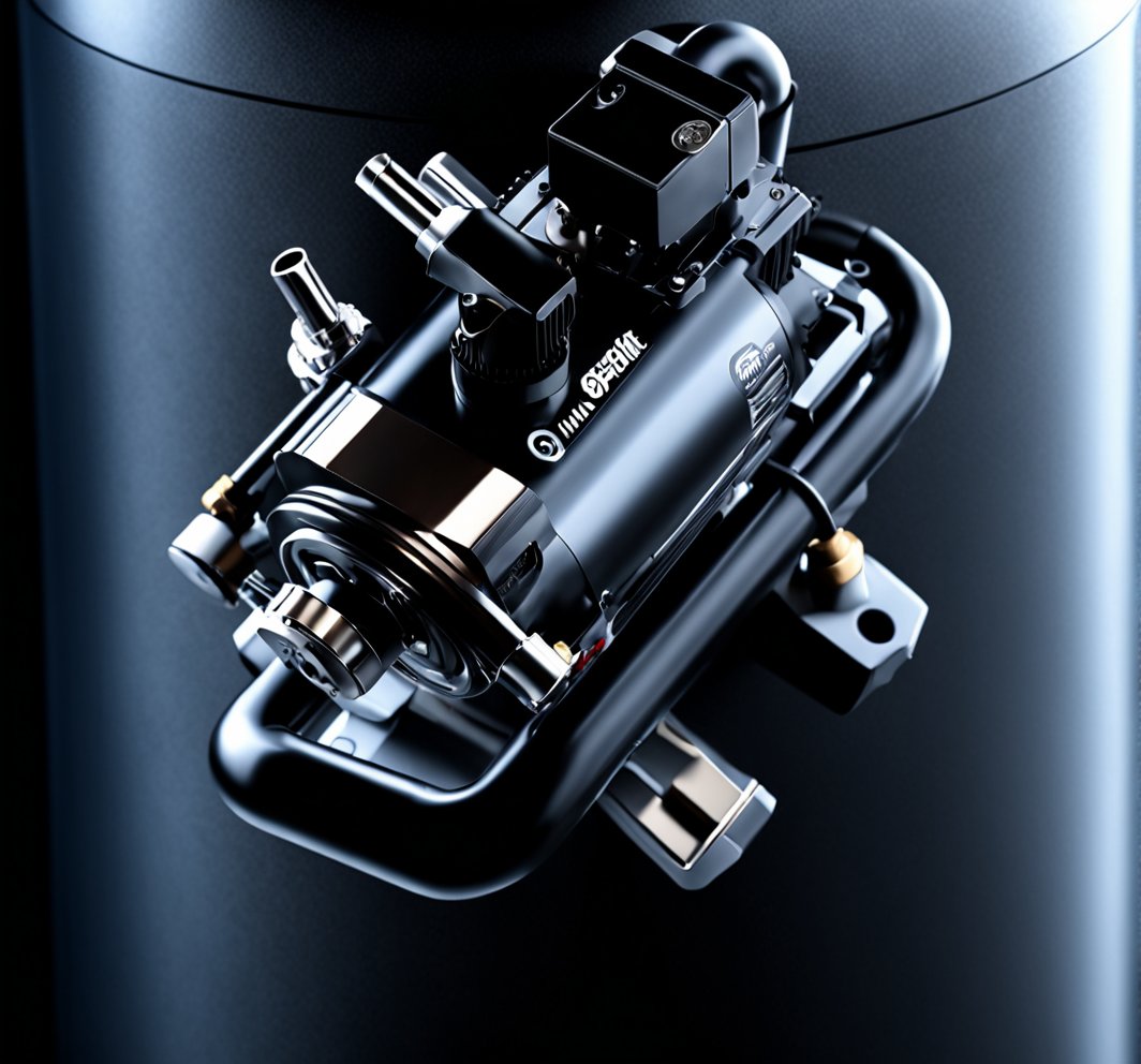 空压机-豆友OUEA的以图出图-线稿渲染作品