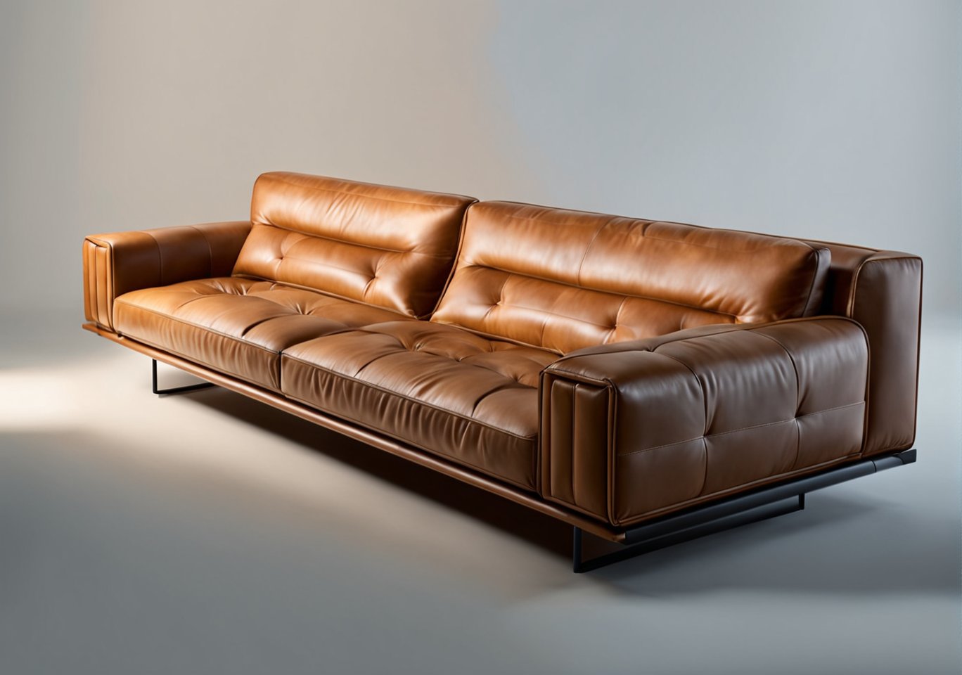 无背景，选择品牌沙发组合，慵懒，饱满舒适的座垫，自然的褶皱，工业风，金属，轻奢，现代休闲，北欧，意式-豆友JG6Q的线稿渲染作品-豆绘AI ...