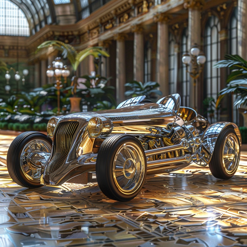 ed car, Modern, Auguste Rodin, HDR, high details, -Erni的Midjourney作品-豆绘 ...